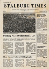 Timeline of Events - Stalburg Wiki